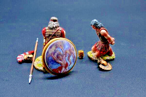 Thomas Gunn: SPA028B Spartan Hoplite & Cypriot prisoner (Icarus shield ...