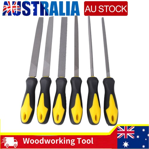 6pcs High Carbon Steel File Rasp Set Wood Metal Ceramic DIY Working ...