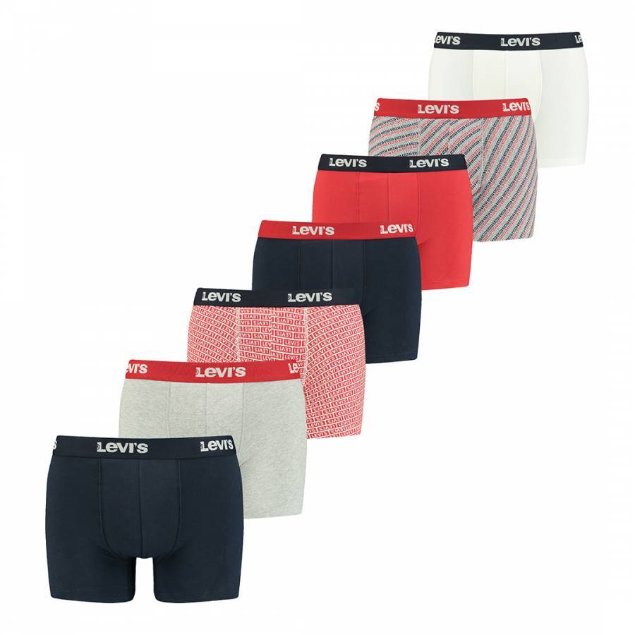 Levis Multi Packs of 2 3 4 6 or 7 Boxers or Trunk Shorts VALENTINES ...