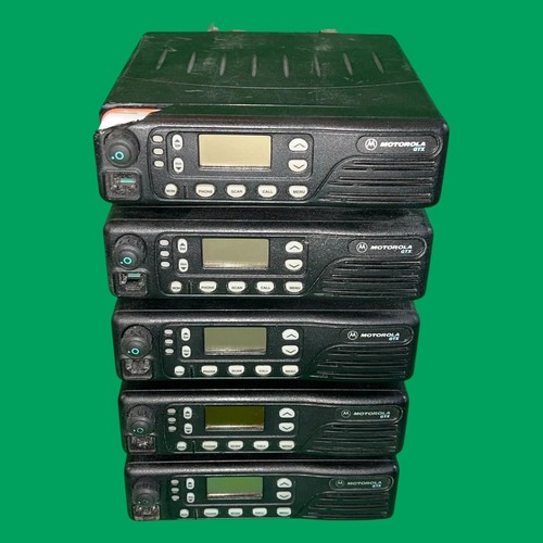 (5) Motorola GTX / Privacy Plus / Mobile / Two-Way Radio / Analog / 806 ...