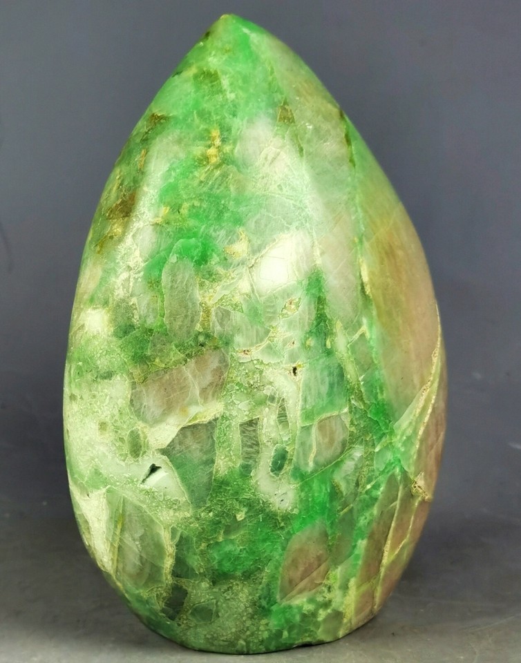 Natural Green Moonstones Garnierite Nickel Gemstone Freeform from ...
