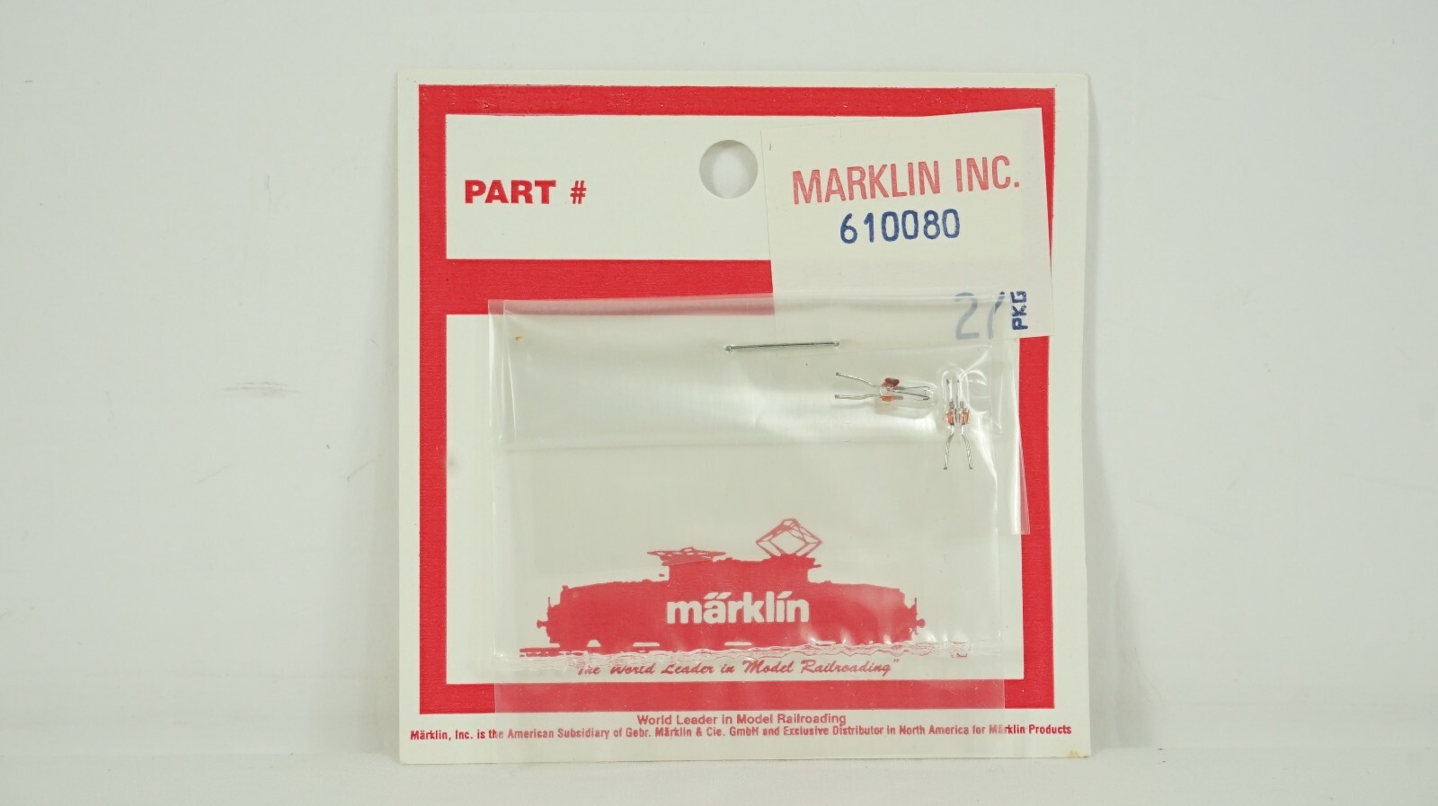 Marklin Part 600100 HO Scale Replacement Light Bulb Pack of 2 NEW B10 ...