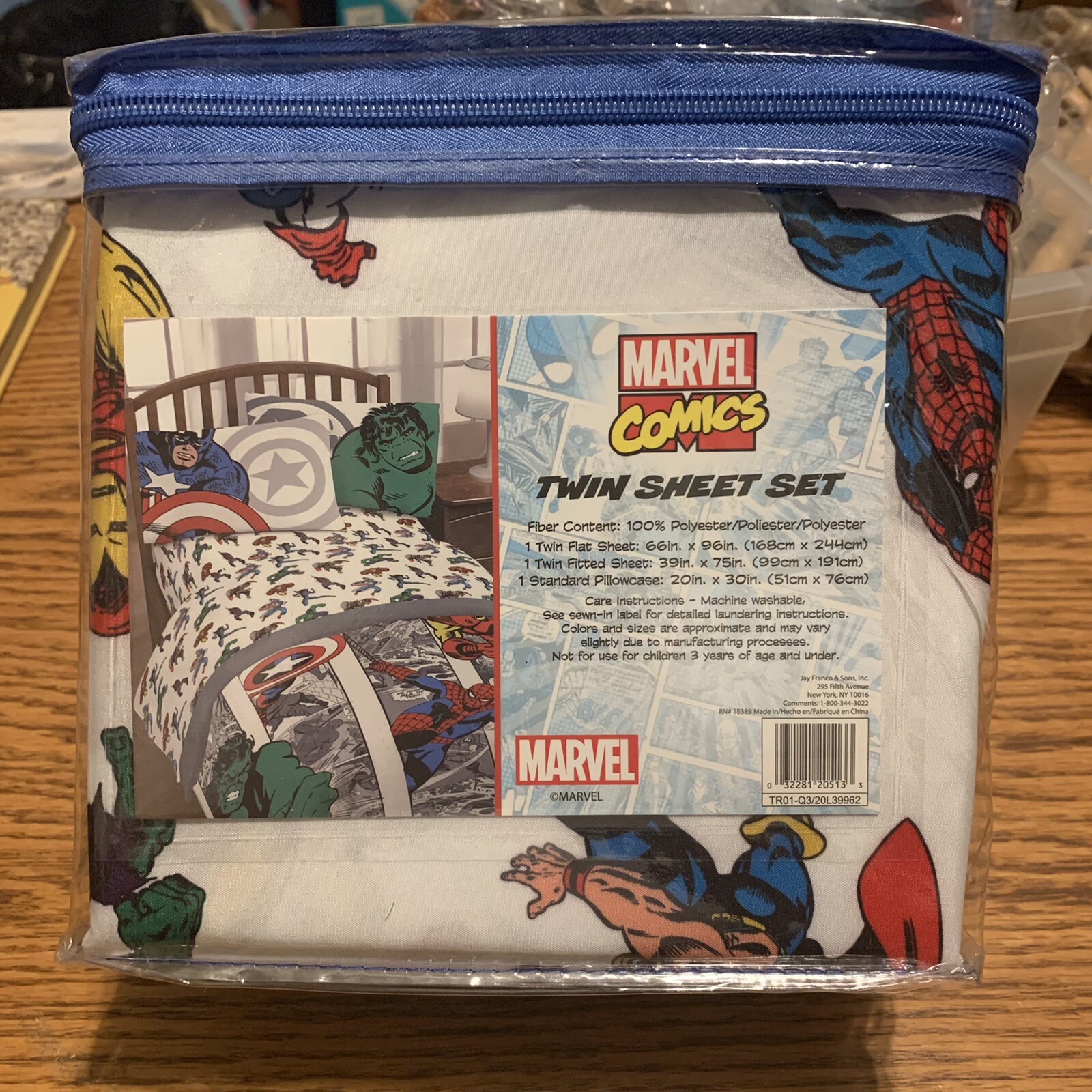 Marvel Bed Sheet Set - Multi Color - Size: Twin, New | eBay