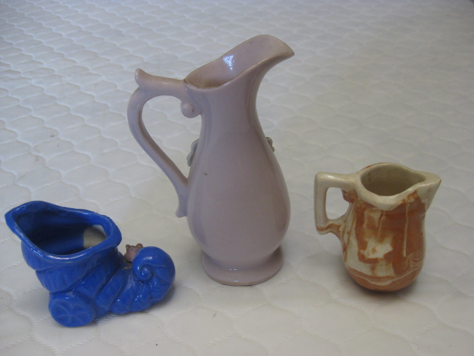 3 Miniature Japanese Vintage Pitchers Ceramic | eBay