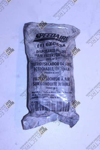 Speedaire, 6ZC63A, Disposable In Line Air Pneumatic Filter Dryer ...