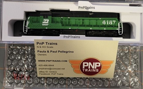 N Scale Atlas 40005314 EMD SD9 Silver BN Burlington Northern Rd# 6187 DCC Ready | eBay
