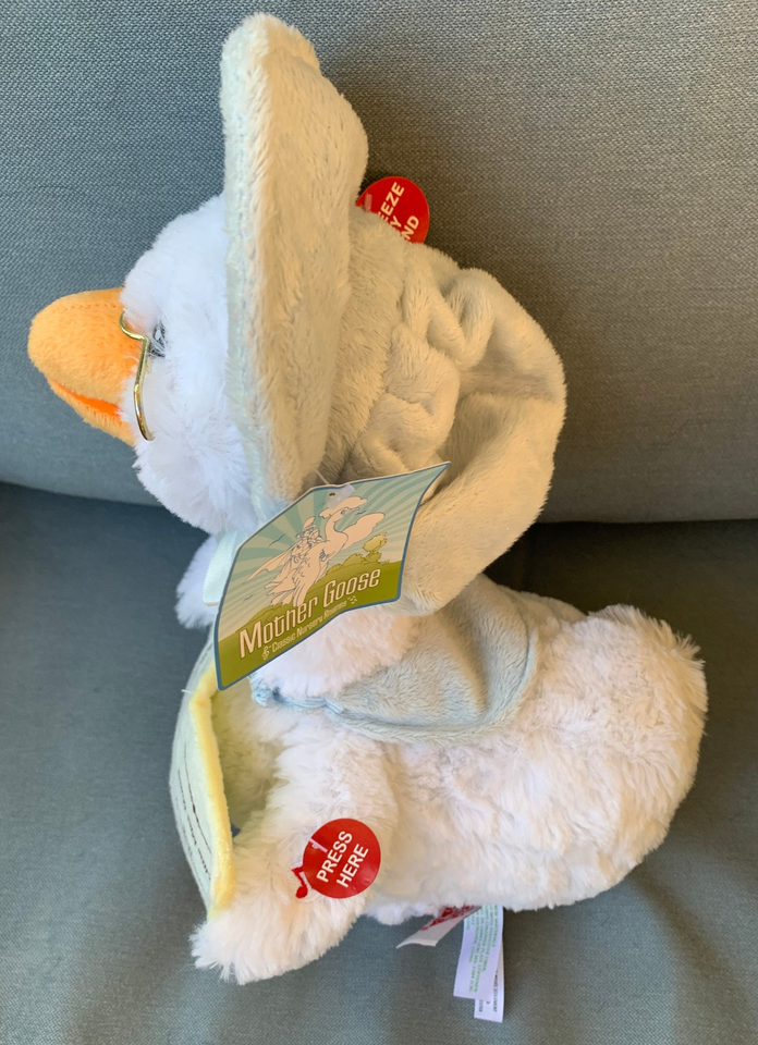 CUDDLE BARN MOTHER GOOSE NURSERY RHYME TALKING PLUSH w/original tags | eBay