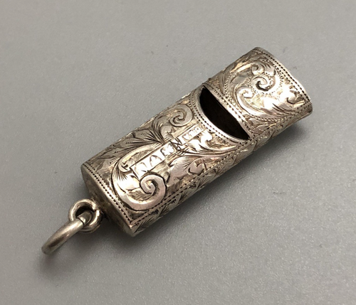 Edwardian Silver Whistle Charles Edward Adams Chester 1909 ELZX | eBay UK