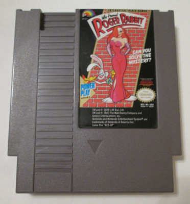 Who Framed Roger Rabbit (NES, 1989) Cart Only Tested & Works Great ...