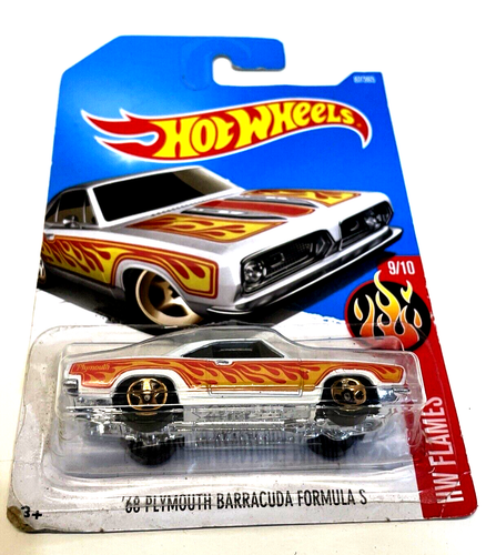 Hot Wheels 1/64 68 Plymouth Barracuda Formula S 9/10 HW Flames Model ...