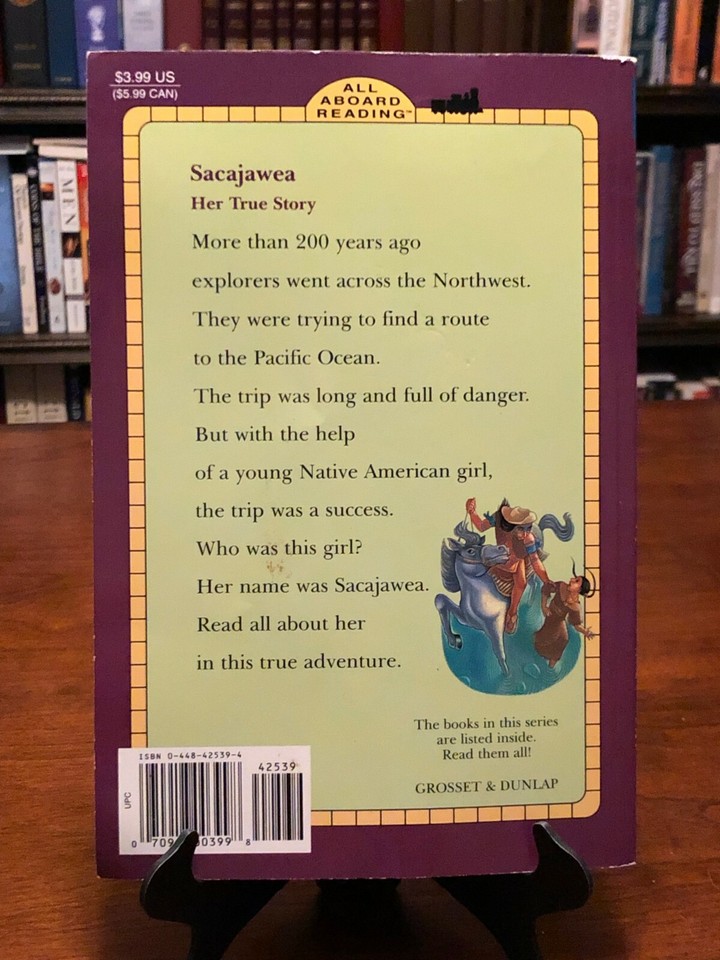 SACAJAWEA: Her True Story by Joyce Milton (All Aboard Reading: Level 2 ...