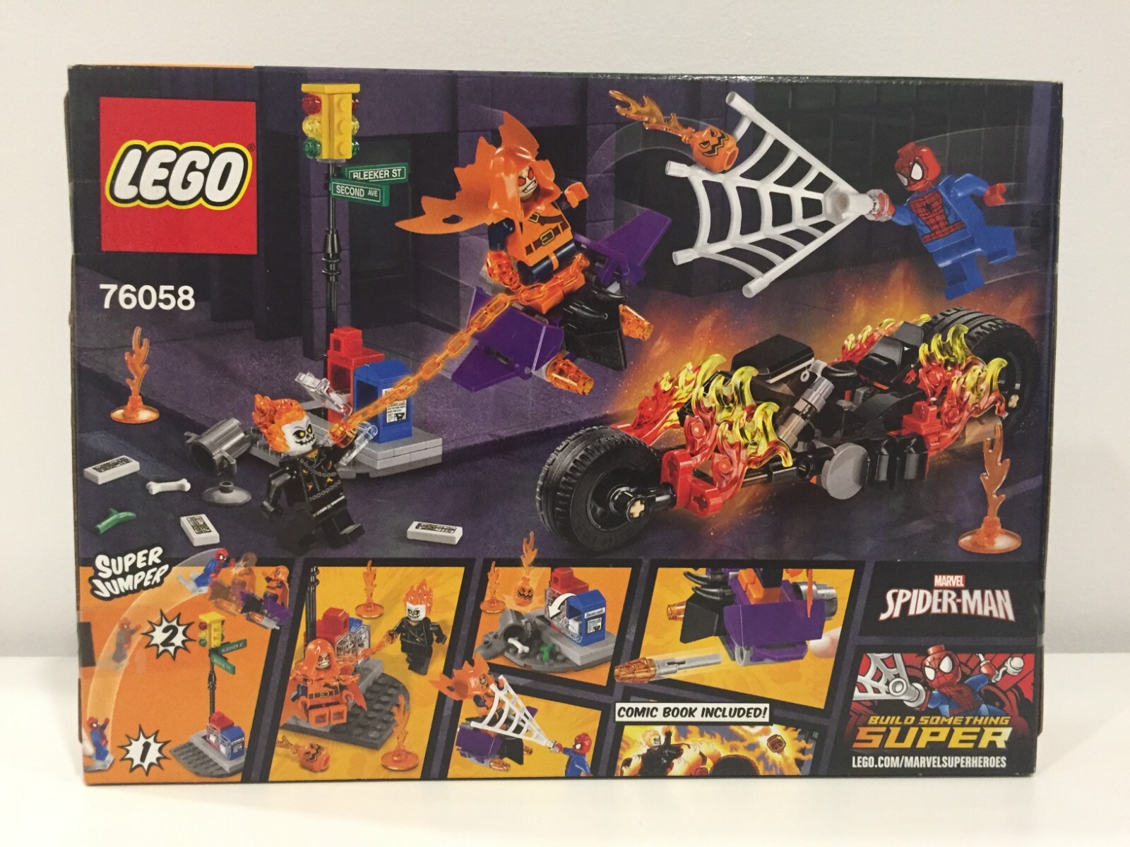 LEGO 76058 Marvel Super Heroes Spider-Man: Ghost Rider Team-up NEW ...