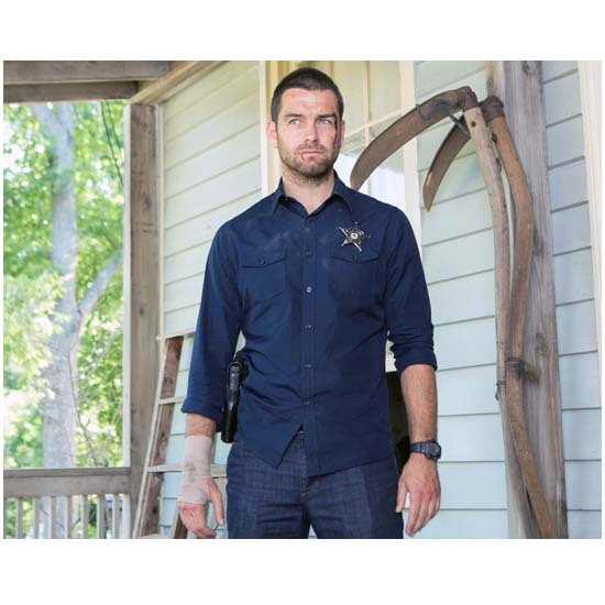 American Gothic Antony Starr as Garrett Hawthorne on Porch 8 x 10 inch ...