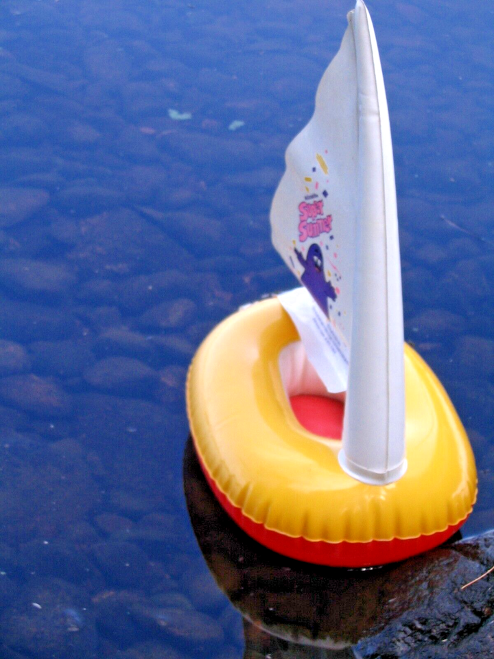 Vintage 1988 McDonald’s Grimace Inflatable Toy Sailboat | eBay