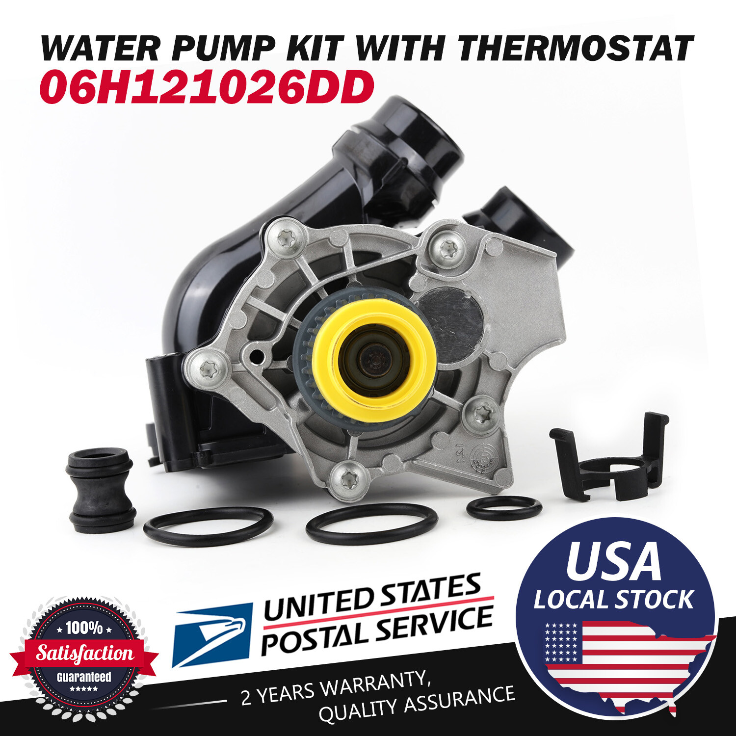 Water Pump Thermostat Assembly For Audi A4 A5 A6 VW Passat 1.8T 2.0T ...