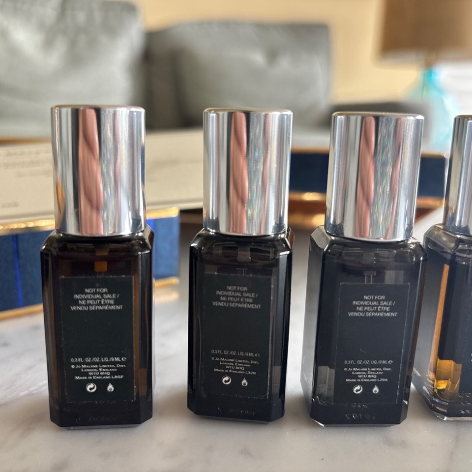JO MALONE COLOGNE INTENSE COLLECTION TRAVEL SIZE SET 5 X 9 ml/0.3 oz ...