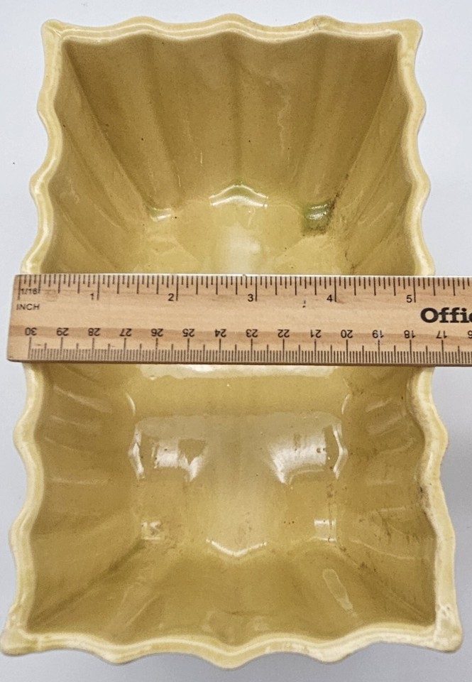 Vintage Cookson USA Pottery Planter CP 3808 Pale Yellow Footed ...