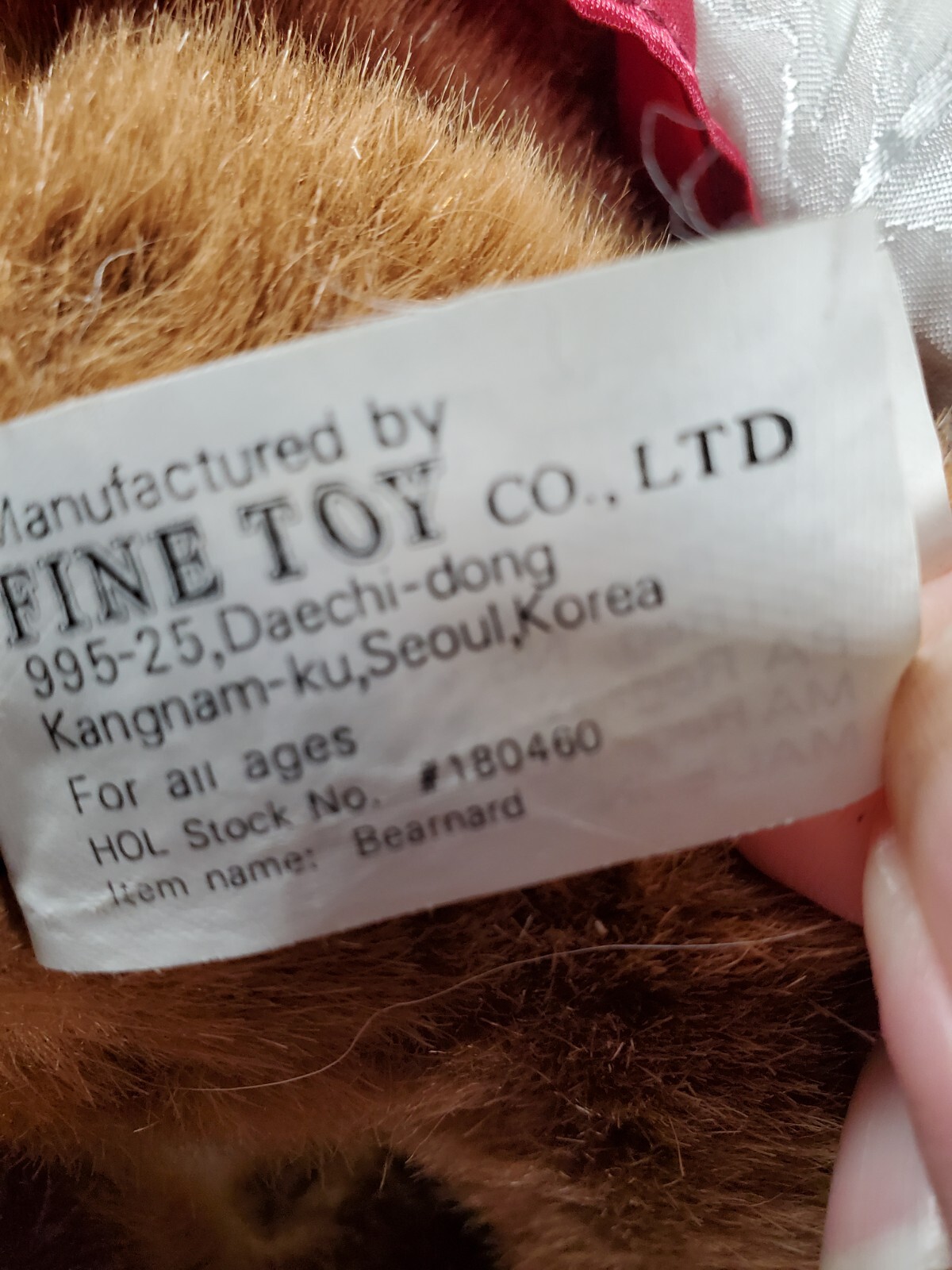 Vintage Bearnard House Of Lloyd Bear Plush Teddy Bear Renaissance ...