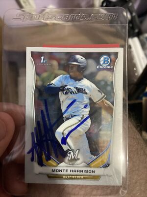 SIGNED 2014 Bowman Draft Picks & Prospects - Monte Harrison /99 (RC) | eBay