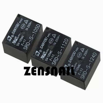 50PCS SRD-S-112D Relay 12V 12A 125VAC 5PINS NEW | eBay