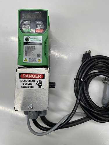 Control Techniques Commander C200 VFD C200-01100017A 0.33HP 1PH 120V to 3PH 240V | eBay