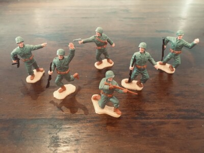 Timpo 2nd Series WW2 US/ American Infantry/ GI's - Complete Set - 1970 ...