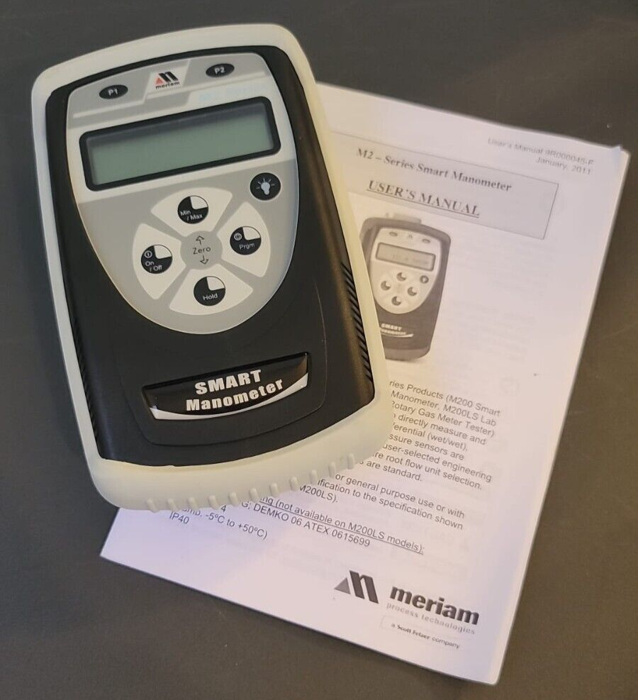 Meriam M2 Series Smart Handheld Manometer M200LS | eBay