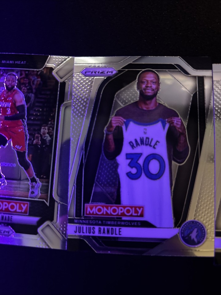 Dwayne wayne panini prism julius randle,rob dillingham,Patrick ewing ...