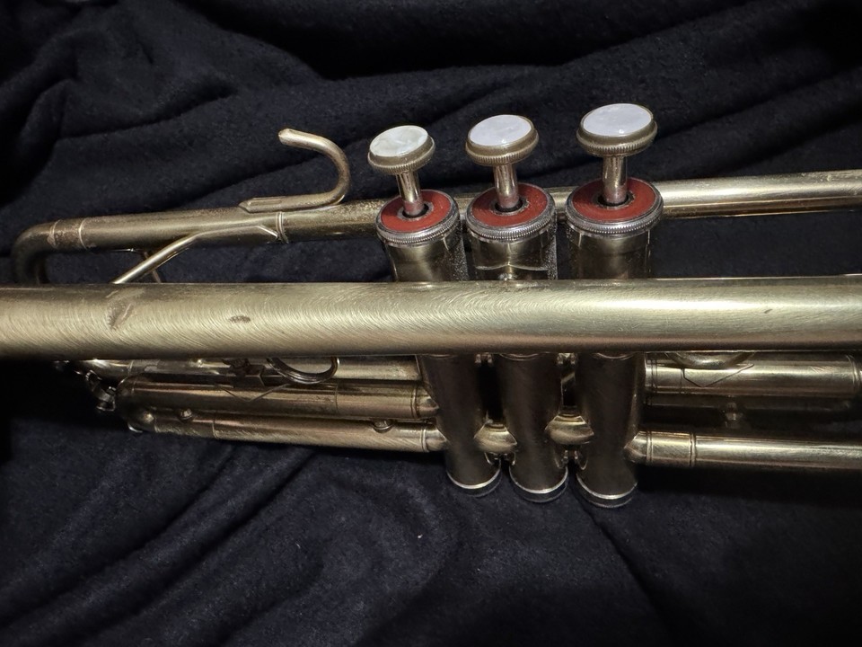 First Act Trumpet – Custom Brushed Raw Brass Finish - Ready To Play | eBay