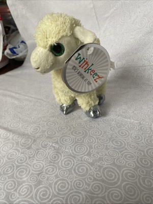 Winkeez Llama Stuffed Alpaca Plush Toy Animal Green Glittery Eyes | eBay