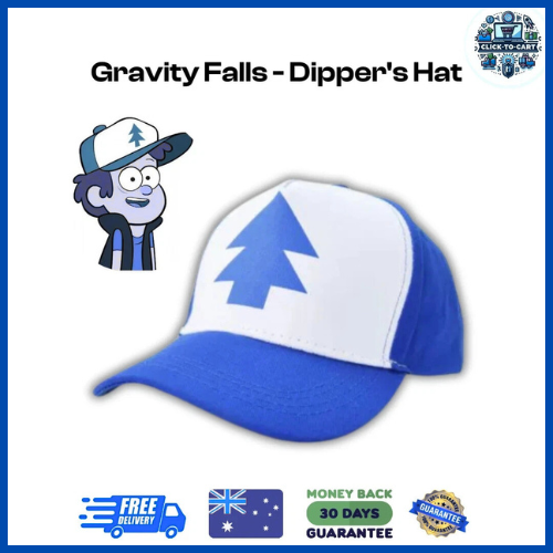 Unisex Blue Pine Tree Trucker Hat| Dipper Gravity Falls Curved Bill ...