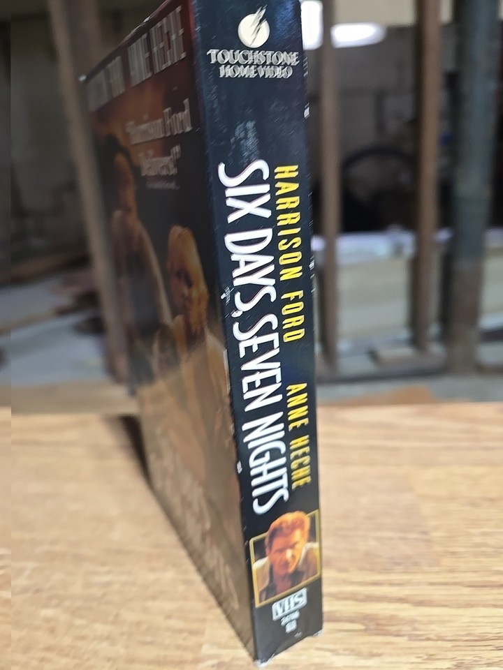 Six Days, Seven Nights (VHS 2002) Touchstone Harrison Ford Anne Heche ...