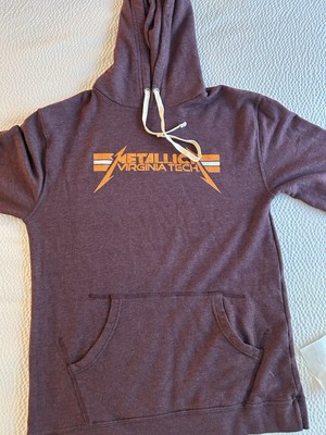 Metallica Virginia Tech Hoodie Official VT Bookstore Merchandise 100% ...