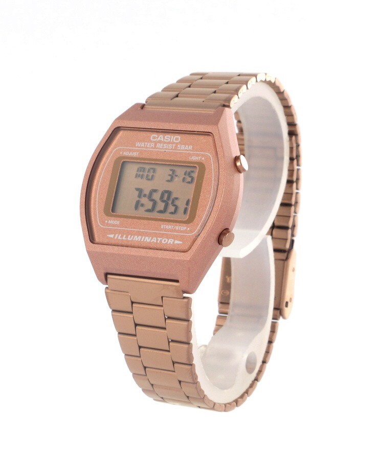 Unisex Mens Womens Wristwatch CASIO B640WC-5AEF Stainless Steel Gold ...