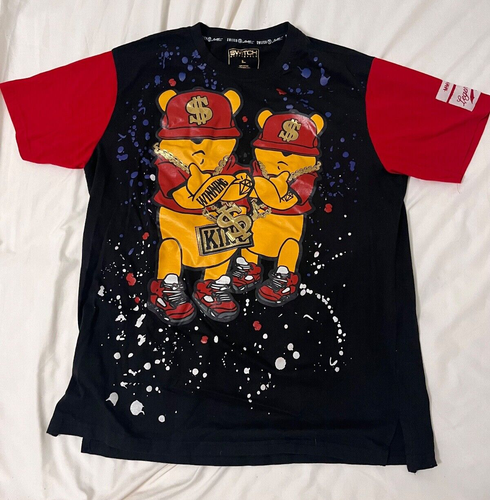 Switch Remarkable Shirt Large Winnie the Pooh King Hip Hop | eBay