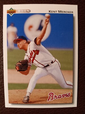 KENT MERCKER ATLANTA BRAVES 1992 UPPER DECK BASEBALL CARD #472 | eBay