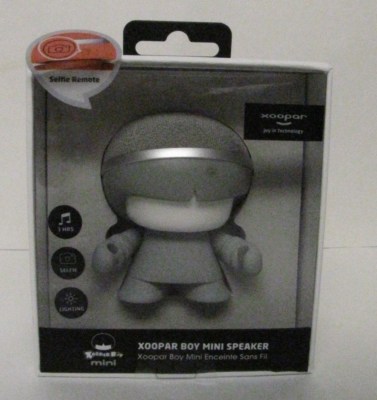 Xoopar Boy Mini 3 inch Portable Bluetooth Speaker - Silver | eBay