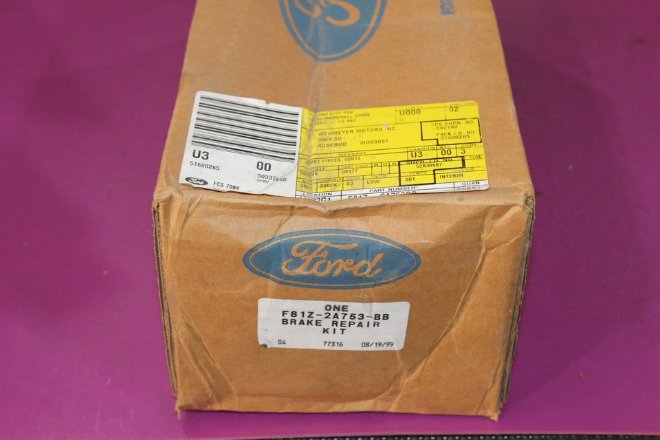 NOS Ford Brake Repair Kit. Part F81Z-2A573-BB. See pic. | eBay