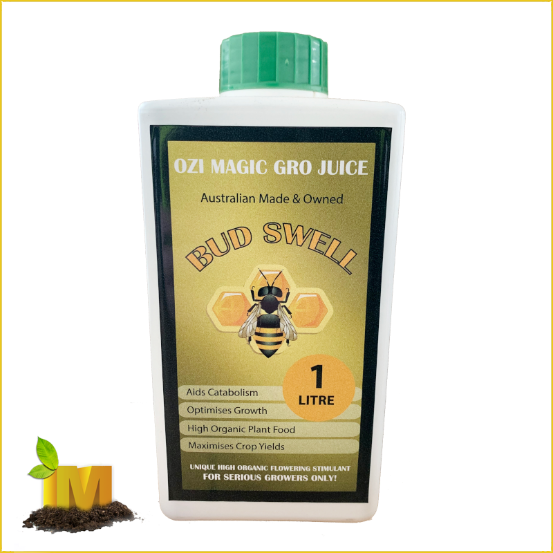 OZI MAGIC BUD SWELL 1 Litre Organic Hydroponics Flowering/Fruit ...