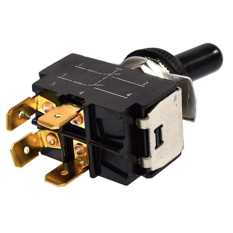 HQRP 4-Pin Toogle Switch for HY29E ON-OFF Steampunk Applications, DIY ...