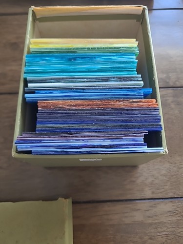 Mosaic Glass Or Stained Glass Sheets 4"x4" 32 Squares. Beautiful colors ...