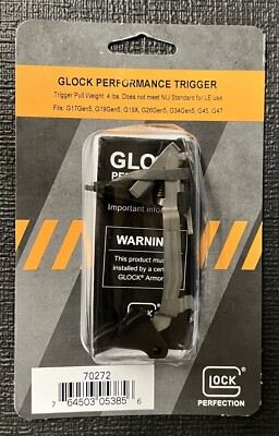 Glock Performance Trigger For Glock Gen5 G17 G19 G26 G34 Gen4 G19X G45 ...