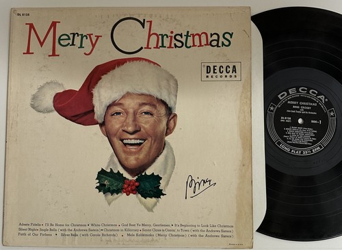 Bing Crosby Merry Christmas Decca DL-8128 Mono LP VG Mono | eBay