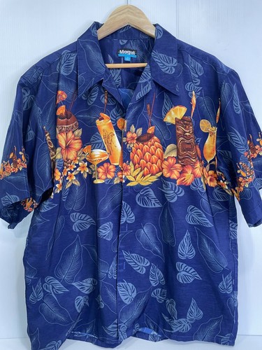 Mogul Mens Short Sleeve Hawaiian Tiki Shirt Extra Large XL | eBay Australia