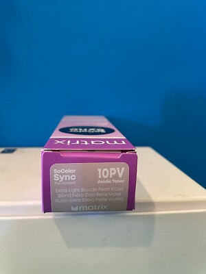 Matrix Socolor Sync Demi Permanent Acidic Toner 10PV 2oz | eBay