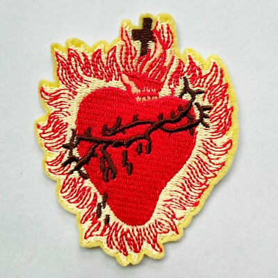 Sacred Heart Jesus Church Catholic Christian Iron On Patch ≈6.7*8.2cm ...