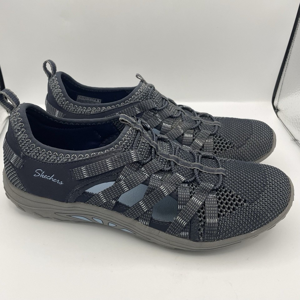Skechers Reggae Fest webbing trimmed knit fisherman casual shoes women ...