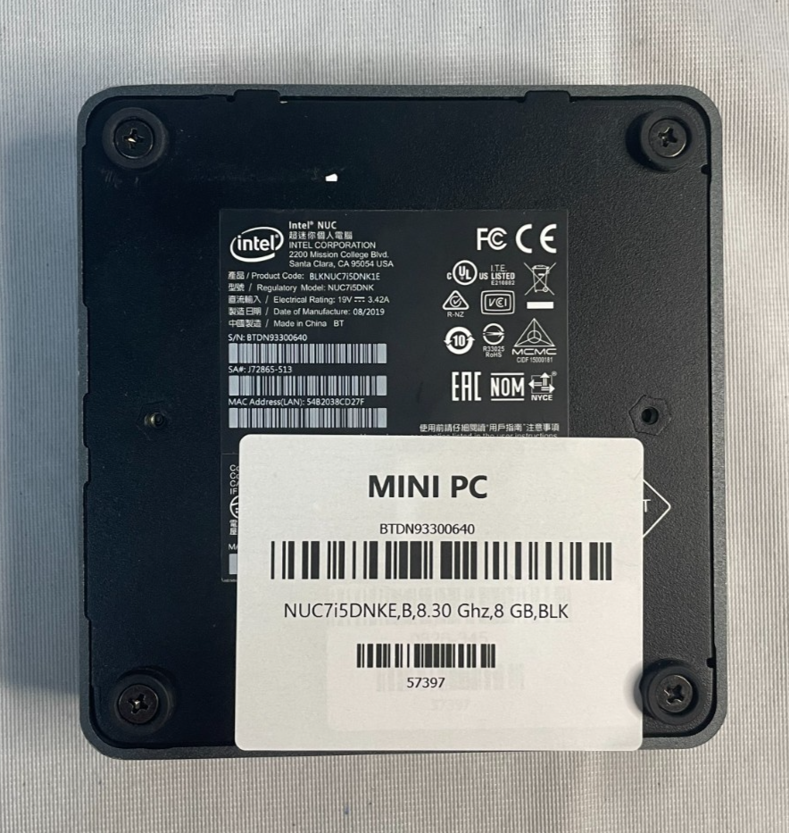 Intel NUC7i5DNK Mini PC i5-7300U@8.30GHz 8GB RAM 128GB SSD | eBay