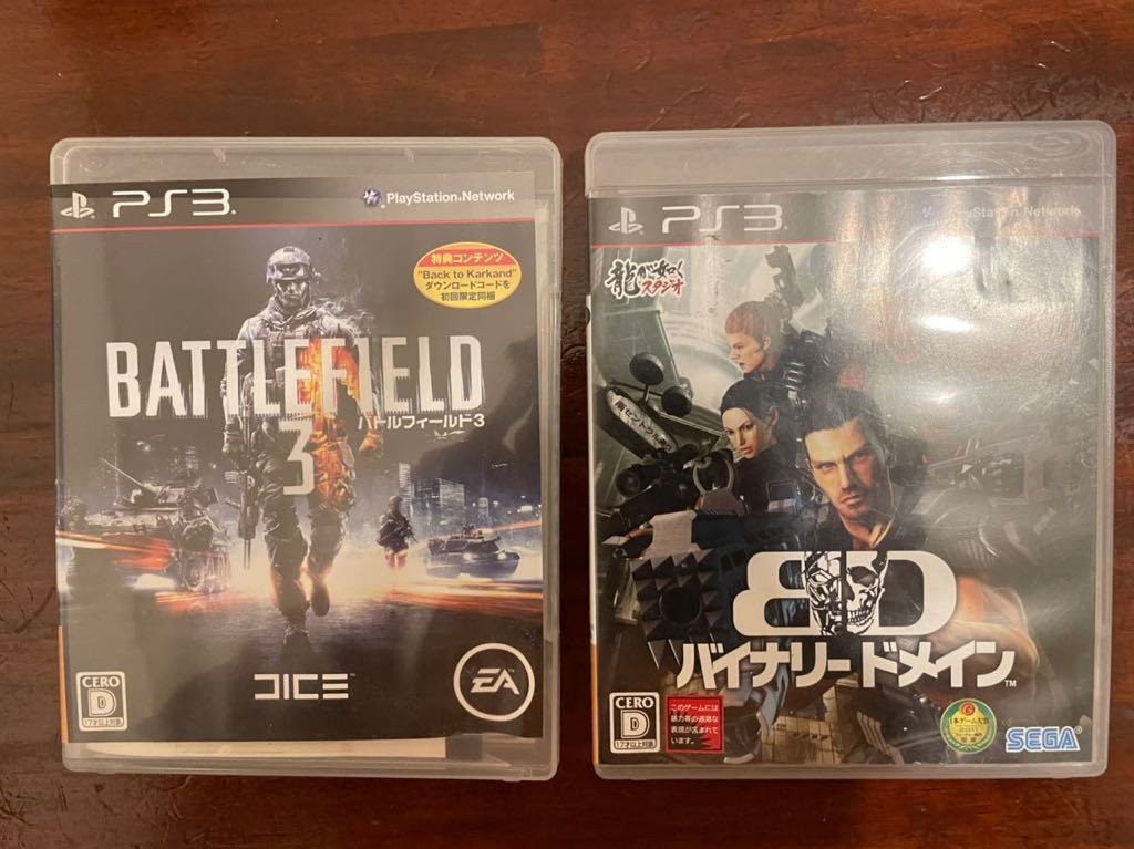 Battlefield 3 Binary Domain 2-set PS3 game | eBay Australia