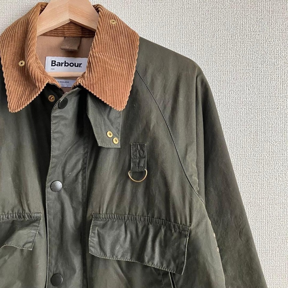 Barbour MARGARET HOWELL Oil Jacket Spey Short Length Silver Zip S ...